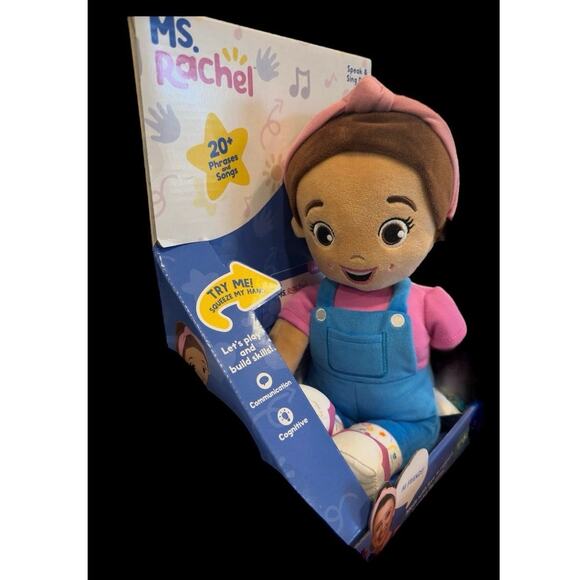 MS Rachel | Toys | Ms Rachel Speak Sing Plush Doll 6 Tall Interactive ...